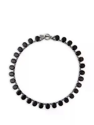 RHOE BERMAT Rauchtopaz Crystal Chain Necklace - Black