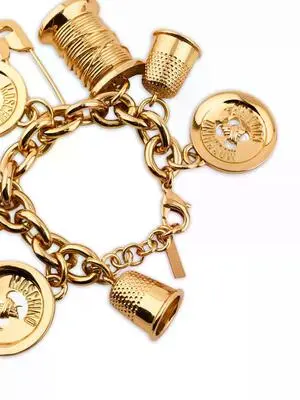 Moschino Tone Charm Bracelet