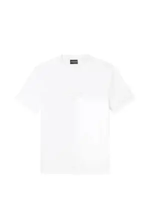 Emporio Armani Logo-patch T-shirt - White