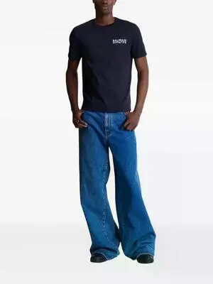 Balmain Logo-print T-shirt - Blue