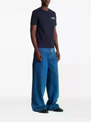 Balmain Logo-print T-shirt - Blue