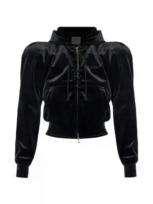 Vetements Long-sleeve Hooded Sweatshirt - Black