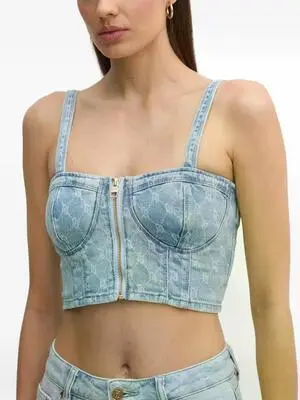 GAUDI Denim Corset Top