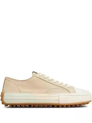 TOD'S Lace-up Sneakers With Rubber Sole - Neutrals