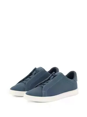 Boggi Milano Essence Suede Trainers - Blue