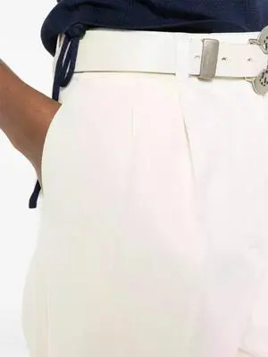 DUNST Pleated Wide Leg Trousers