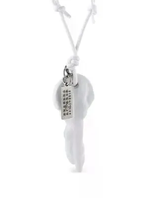 MAISON MARGIELA White Key Pendant Necklace