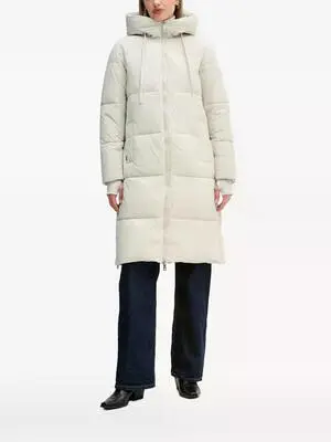 MOS MOSH Hooded Quilted Coat - Grey