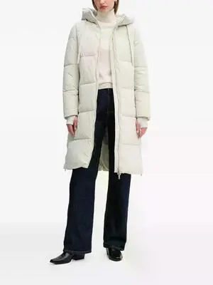 MOS MOSH Hooded Quilted Coat - Grey