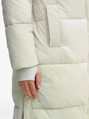 MOS MOSH Hooded Quilted Coat - Grey