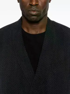 Giorgio Armani Pinstripe Single-button Blazer