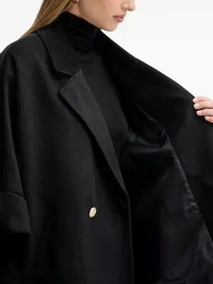GAUDI Double Breasted Cape With Peak Lapels
