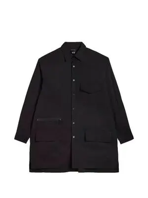 Y3 Long-sleeve Shirt With Multiple Pockets