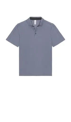 RHONE Regatta Pique Polo - Blue