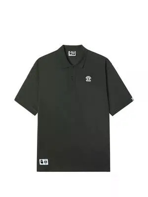 FINGERCROXX Logo-appliqué Polo Shirt - Green