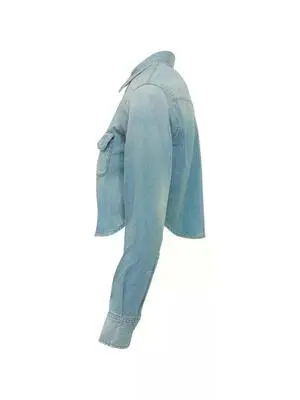 Dsquared2 Buttoned Cropped Denim Shirt
