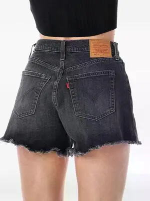 LEVI'S 501® Curve Frayed Hem Denim Shorts