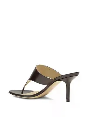 FRANCESCO RUSSO Stiletto Heel Sandals - Brown