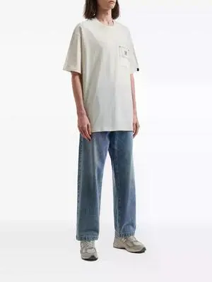 FINGERCROXX Logo-patch T-shirt - White