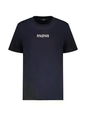Balmain Cotton T-shirt - Blue