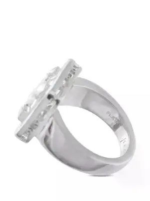 LB EXCLUSIVE Platinum Diamond Square Ring