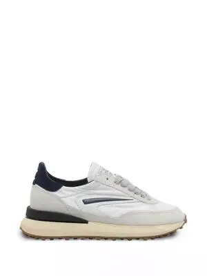 D.a.t.e. Athleta Lace-up Sneakers With Rubber Sole - Neutrals