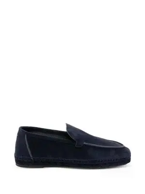CastaÑer Suede Espadrilles With Braided Detail - Blue