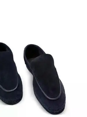 CastaÑer Suede Espadrilles With Braided Detail - Blue