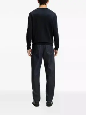 Hugo Logo-detail Crew Neck Sweater