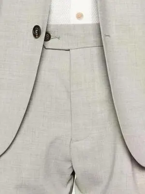 Eleventy Button Suit - Grey