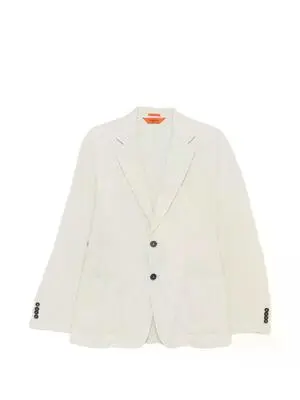 Barena Venezia Herringbone Single-breasted Blazer - Neutrals