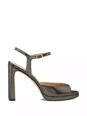 STUART WEITZMAN Babette Heeled Sandals - Silver