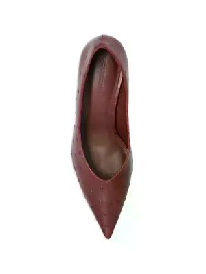 BLACK SUEDE STUDIO Briar Pointed-toe Leather Pumps