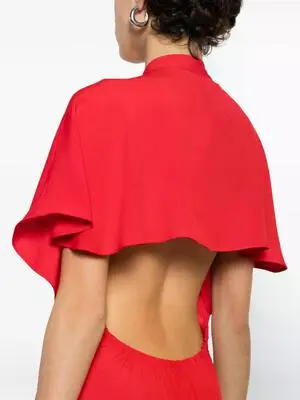 N°21 Buttoned Maxi Dress With Open Back