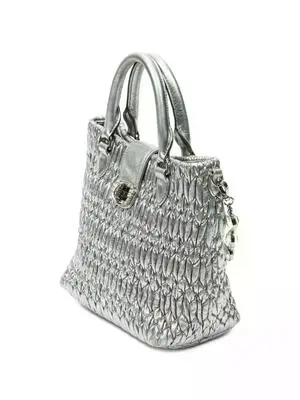 Miu Miu Logo Detail Tote Bag