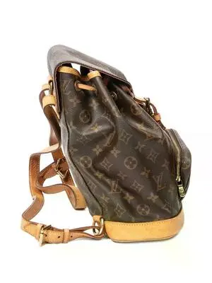 LOUIS VUITTON Montsouris Monogram Backpack - Brown
