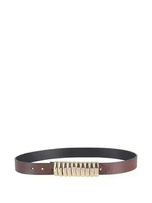 Federica Tosi Link Embellished Belt - Brown