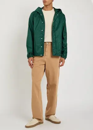 Moncler Straight-leg Cotton Trousers - Tan