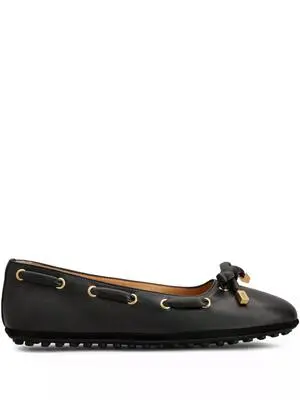 Tod's Tie Fastening Flats For Women
