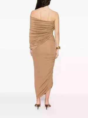 Giuseppe Di Morabito One-shoulder Gathered Midi Dress