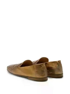 Marsèll Metallic Square-toe Loafers