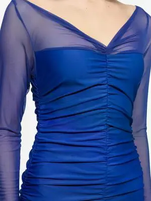 ATU BODY COUTURE V-neck Ruched Maxi Dress