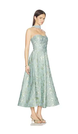 V. CHAPMAN Hazel Dress With Neck Sash