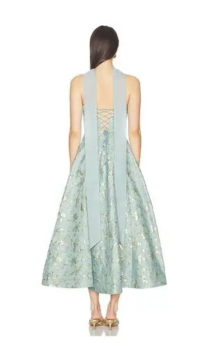 V. CHAPMAN Hazel Dress With Neck Sash