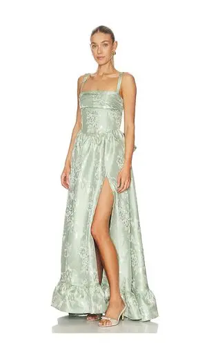 V. CHAPMAN Ava Brocade Gown