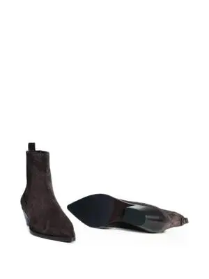 Roberto Festa Aurea Suede Pointed-toe Ankle Boots