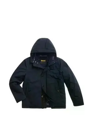 BLAUER. Andrew Hooded Coat - Blue