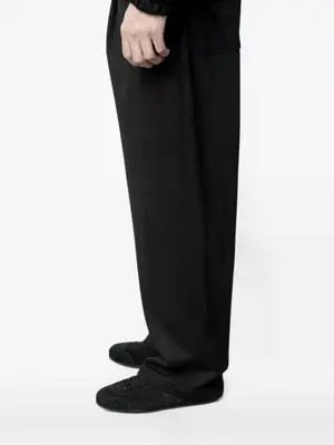 STILL BY HAND Elasticated-waistband Drop-crotch Trousers