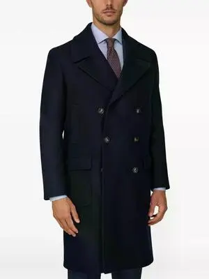 Boggi Milano Double-breasted Wool Coat