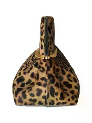 Givenchy Pinch Soft Clutch In Leopard Pony-effect Leather